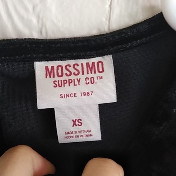 Mossimo Supply Co. | Dresses | Nwt Mossimo Black Crushed Velvet Mini ...